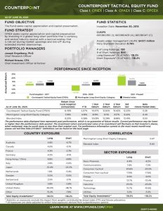 Counterpoint Tactical Equity Fund Quarterly Factsheet - Counterpoint Funds