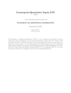 Counterpoint Quantitative Equity ETF (CPAI) - Counterpoint Funds