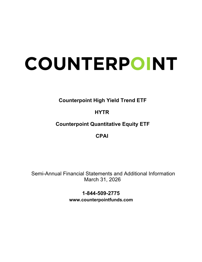 Counterpoint Quantitative Equity ETF (CPAI) - Counterpoint Funds